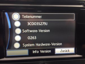 Navigationsmodul RNS 315 - Audiosystem RCD 310 - Bluetooth